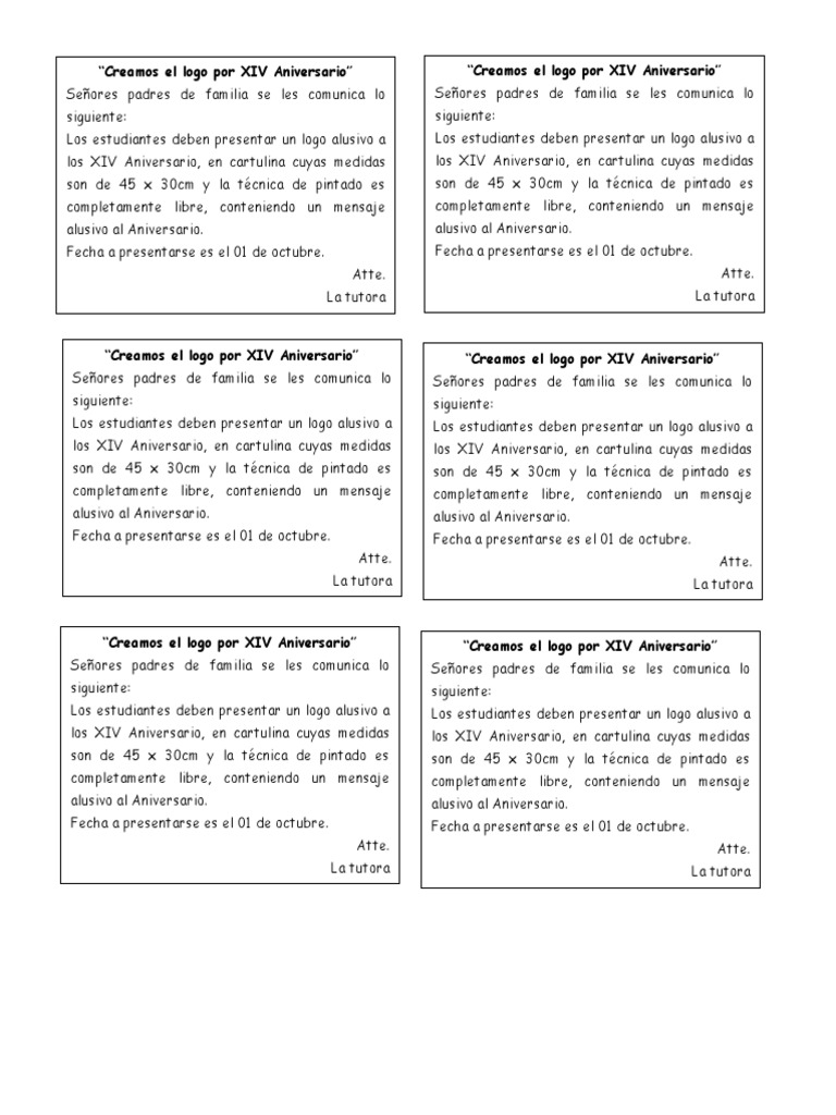 Comunicado Del Logo | PDF