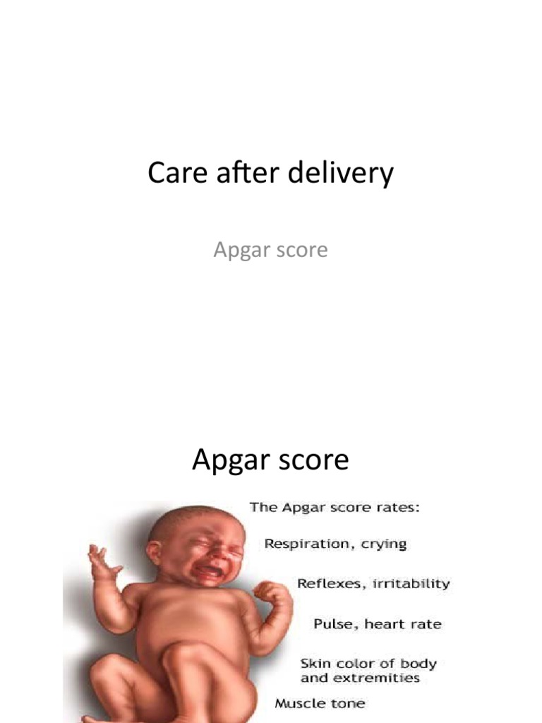 Care After Delivery: Apgar Score | PDF