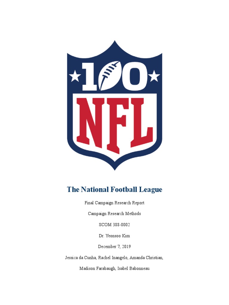 NFL Final Campaign Research Project | PDF | Fox Broadcasting Company ...