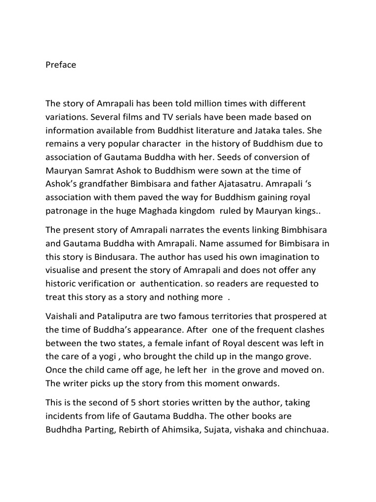 Story of Amrapali | PDF