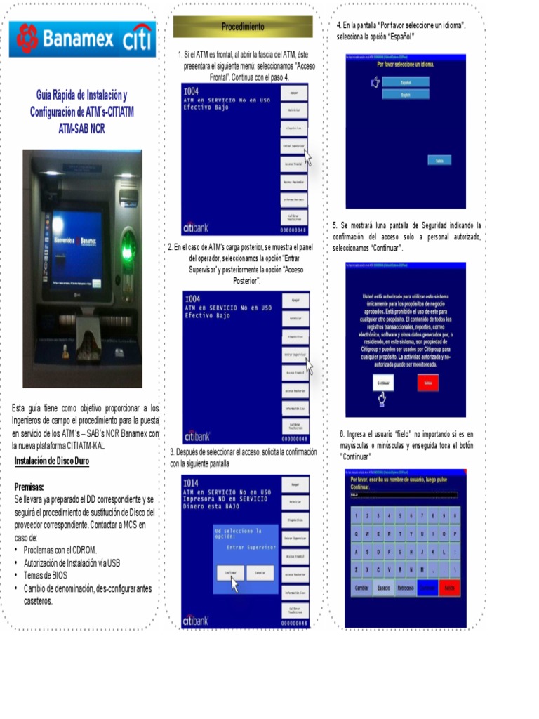 Guia Rapida de Configuracion Banamex Abril 2019 | PDF | Modo de ...