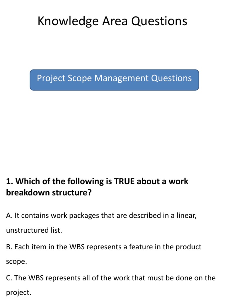 Essential Project Scope Management Questions: Understanding Key ...