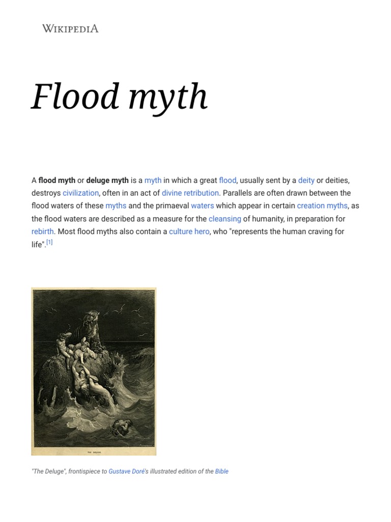 GREEK Flood Myth | PDF | Flood Myth | Comparative Mythology