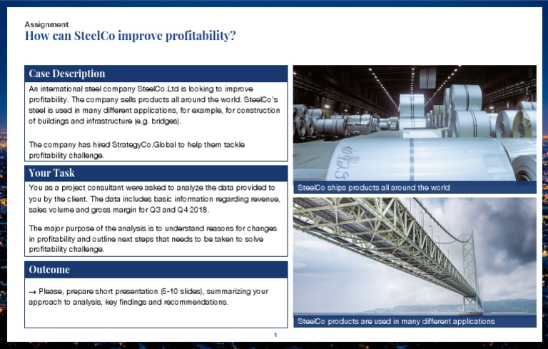Strategies for SteelCo's Profitability Improvement | PDF