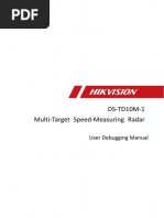 Baseline Radar-DS-TMG035 User-Manual V1.0.0 20230901 | PDF | Radar | Wi Fi