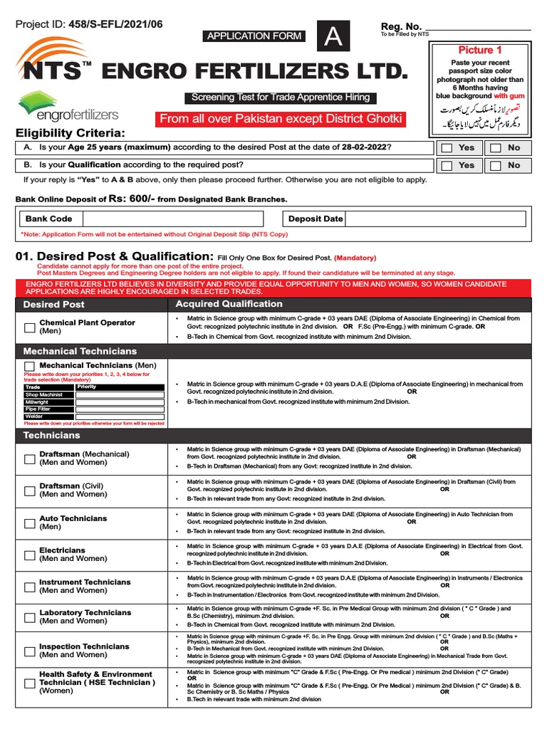 Engro Fertilizers Limited Form Aupdated | Download Free PDF | Academic ...