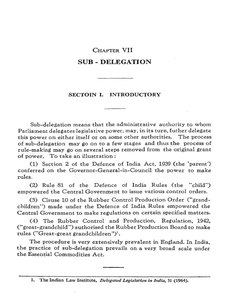 Sub-Delegation (519-562) | PDF | Ambiguity | License