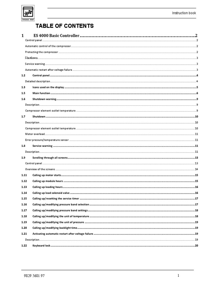EN - ES 4000 Basic Users Manual | PDF | Menu (Computing) | Timer