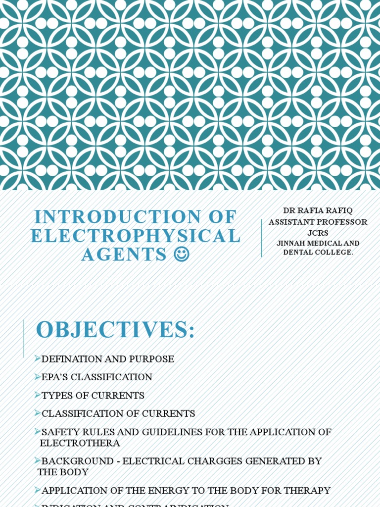 Electrotherapy Fundamentals An Introduction To Electrophysical Agents