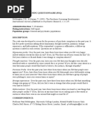 Body Dysmorphid Disorder Questionnaire (BDDQ) | PDF | Mental Health ...