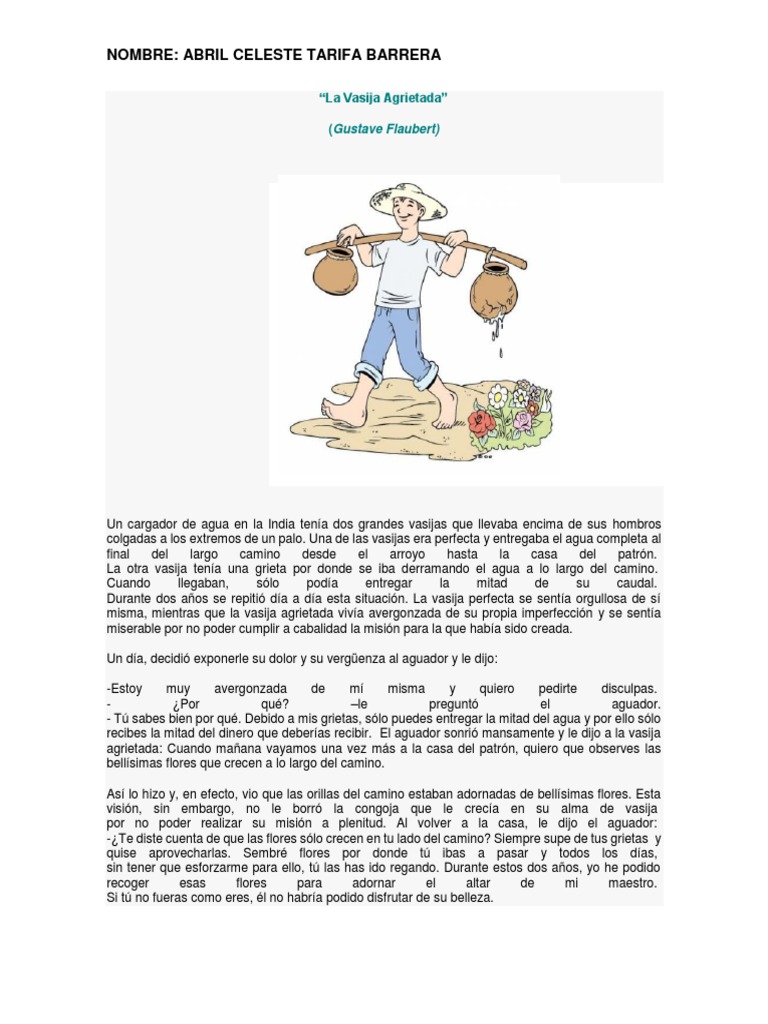 La Vasija Agrietada Pdf Aprendizaje Science