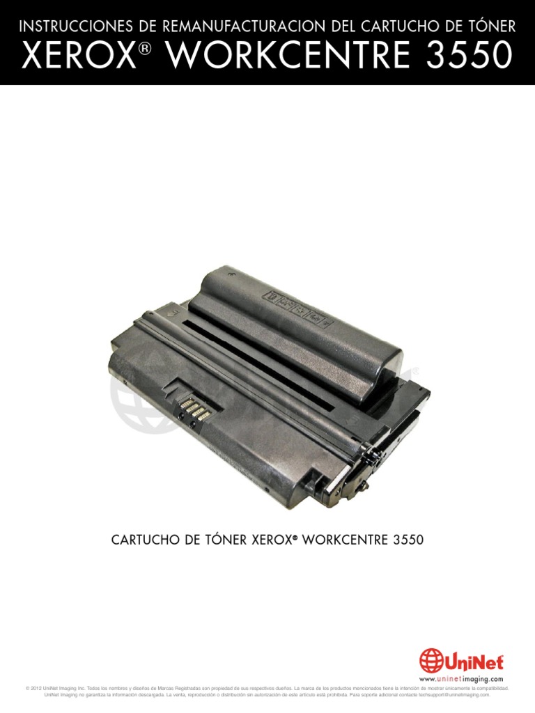 Xerox Workcentre 3550 | PDF | Impresora (Computación) | Equipo de oficina
