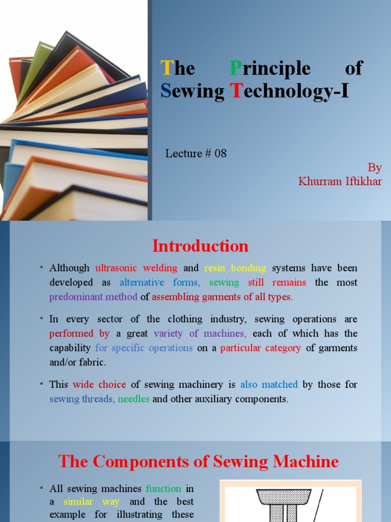 The Principle of Sewing Technology | PDF | Sewing Machine | Sewing