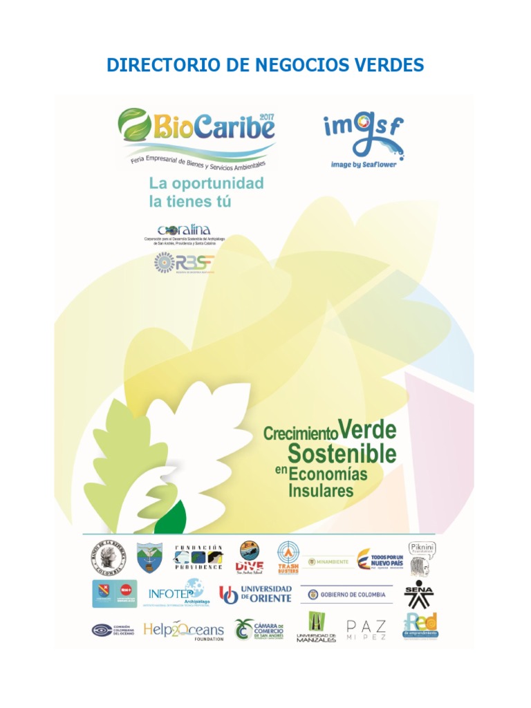 Directorio Empresas BIOCARIBE e Image by Seaflower 2017 VFinal | PDF ...