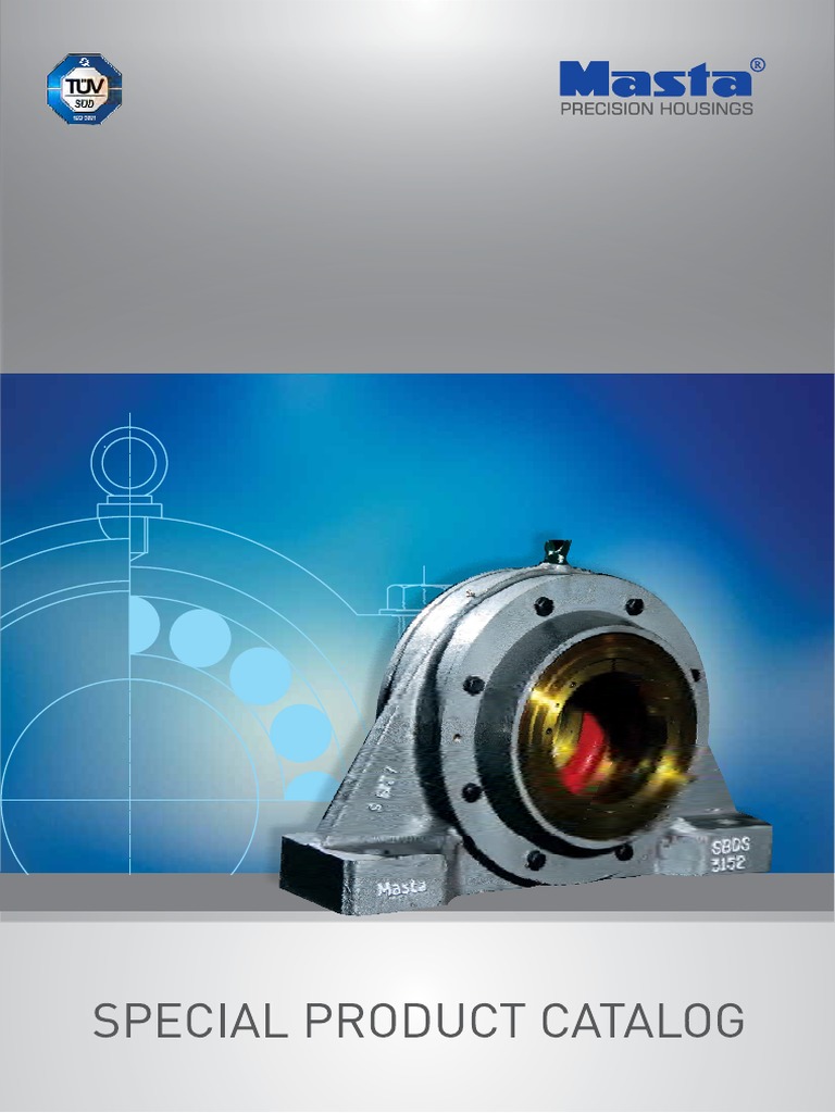 Masta Bearing Housing Catalog | Download Free PDF | Bearing (Mechanical ...