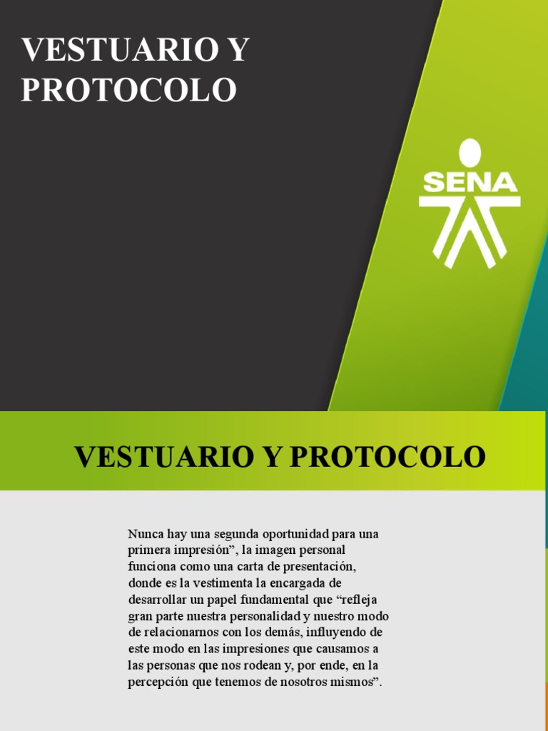 Protocolo y Vestuario para Eventos | PDF | Apariencia humana | Moda