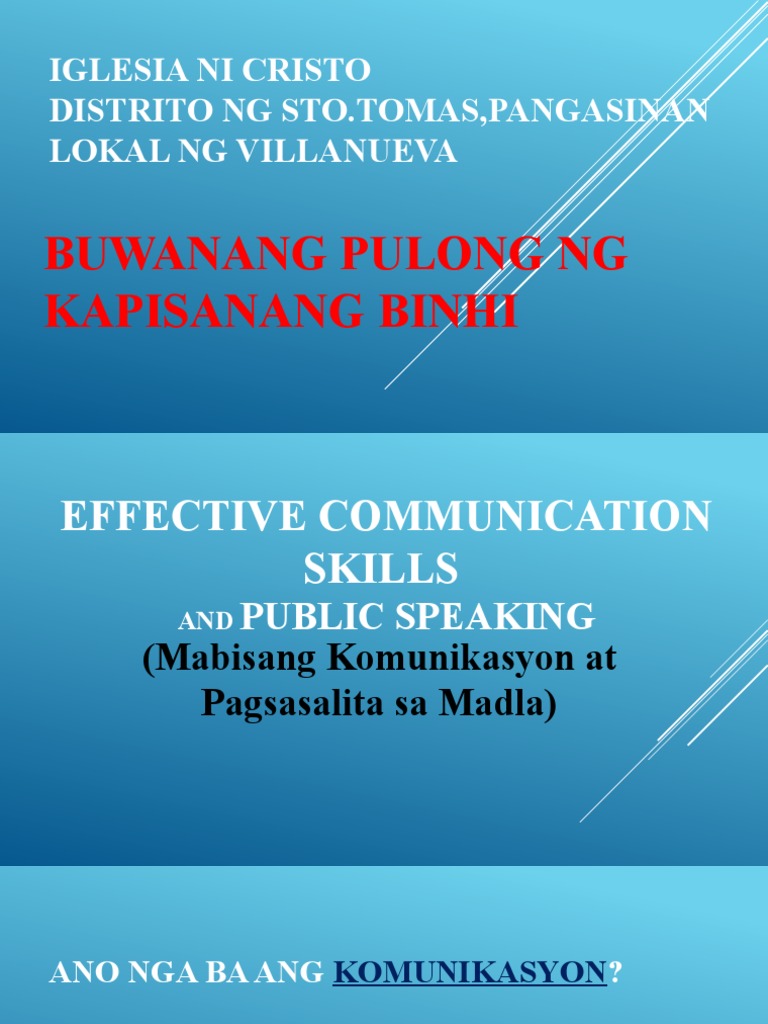 Effective Communication | PDF