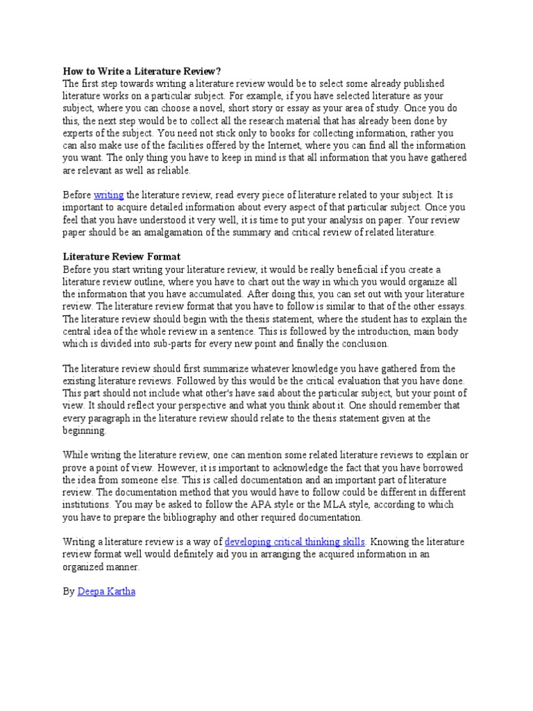 HOW TO Write RRL! | PDF | Essays | Cognition