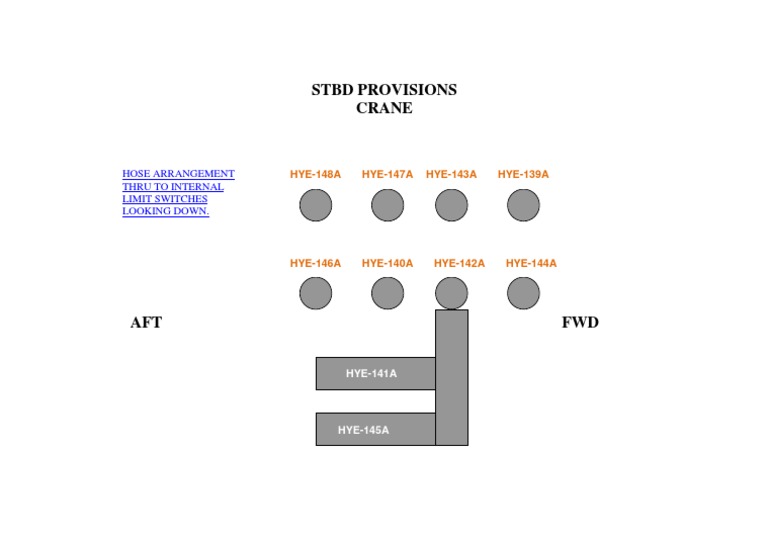 Fha002 STBD Provisions Crane DRG 1 | PDF