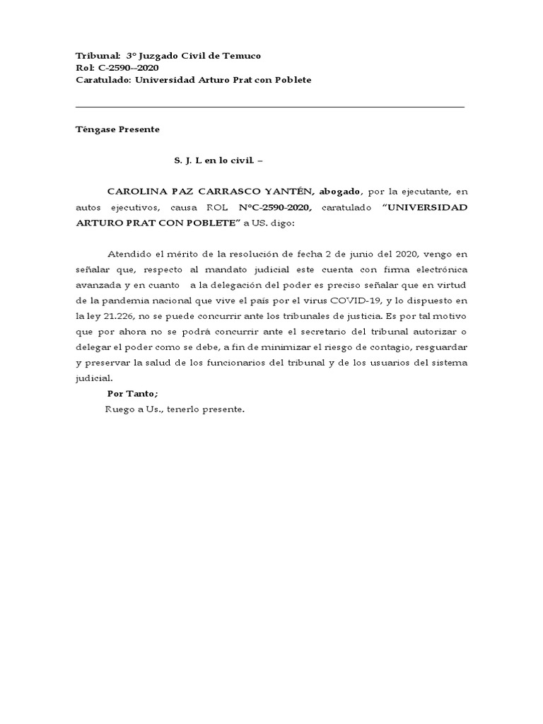 Tengase Presente 3° Tco | PDF