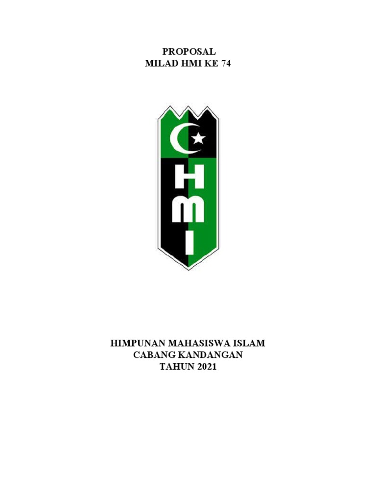 Proposal Milad HMI ke-74 Kandangans | PDF | Bisnis