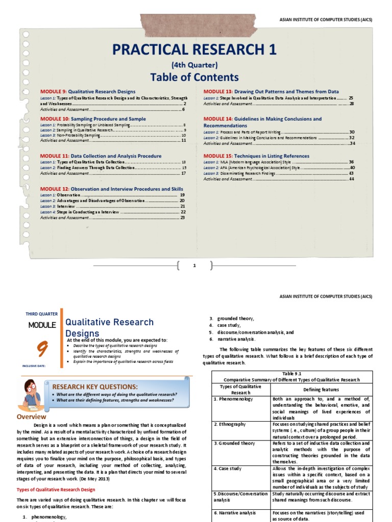Practical Research For Shs | Download Free PDF | Sampling (Statistics ...