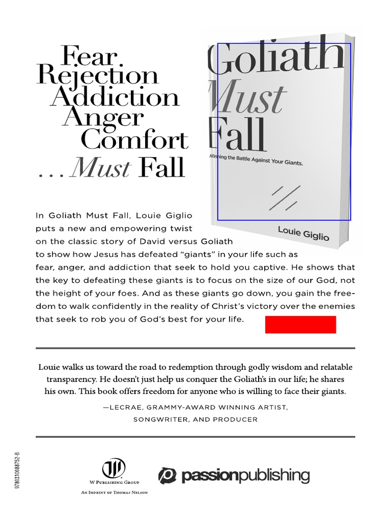 Goliath Must Fall Reading | PDF | Goliath | Anger