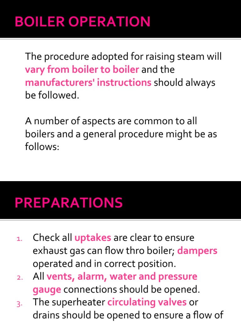 Boiler Operations | PDF | Boiler | Energy Technology