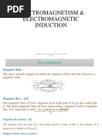 Class 12 Electromagnetic Induction Formulas | PDF