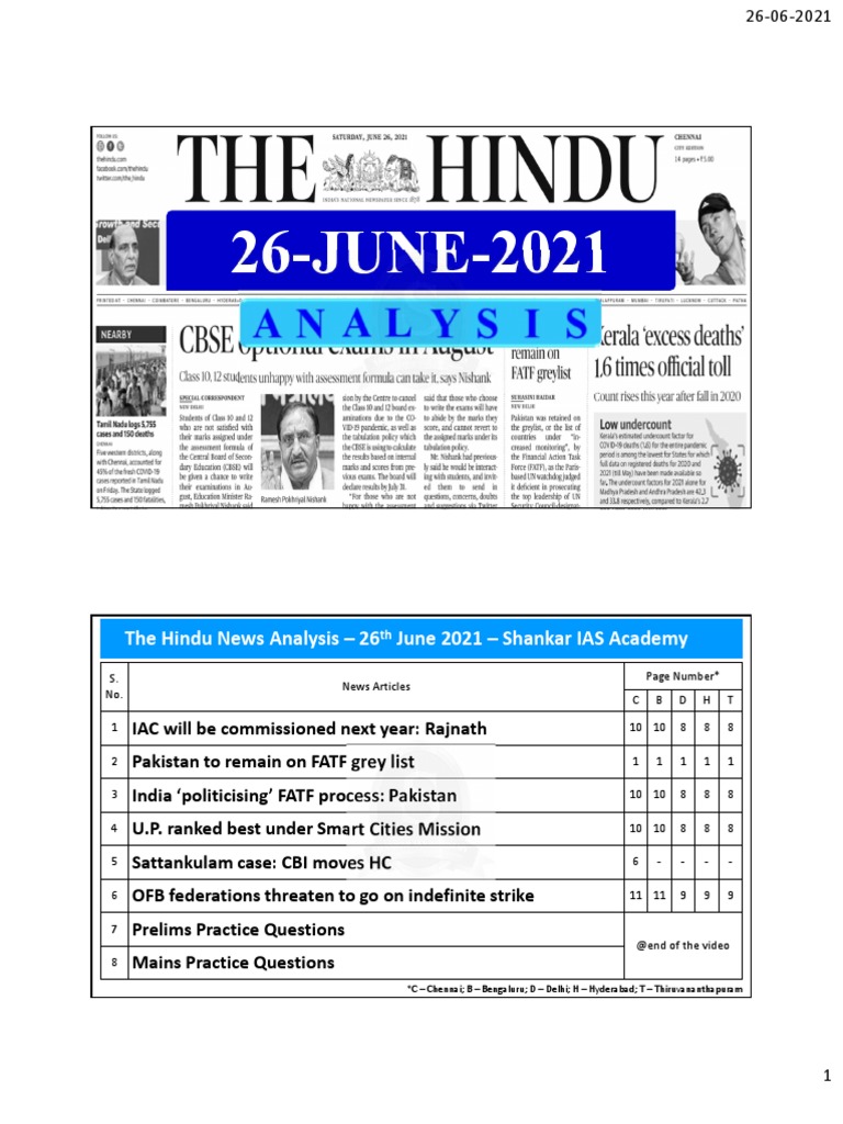 26 06 2021 Handwritten Notes | PDF | Policy | Government