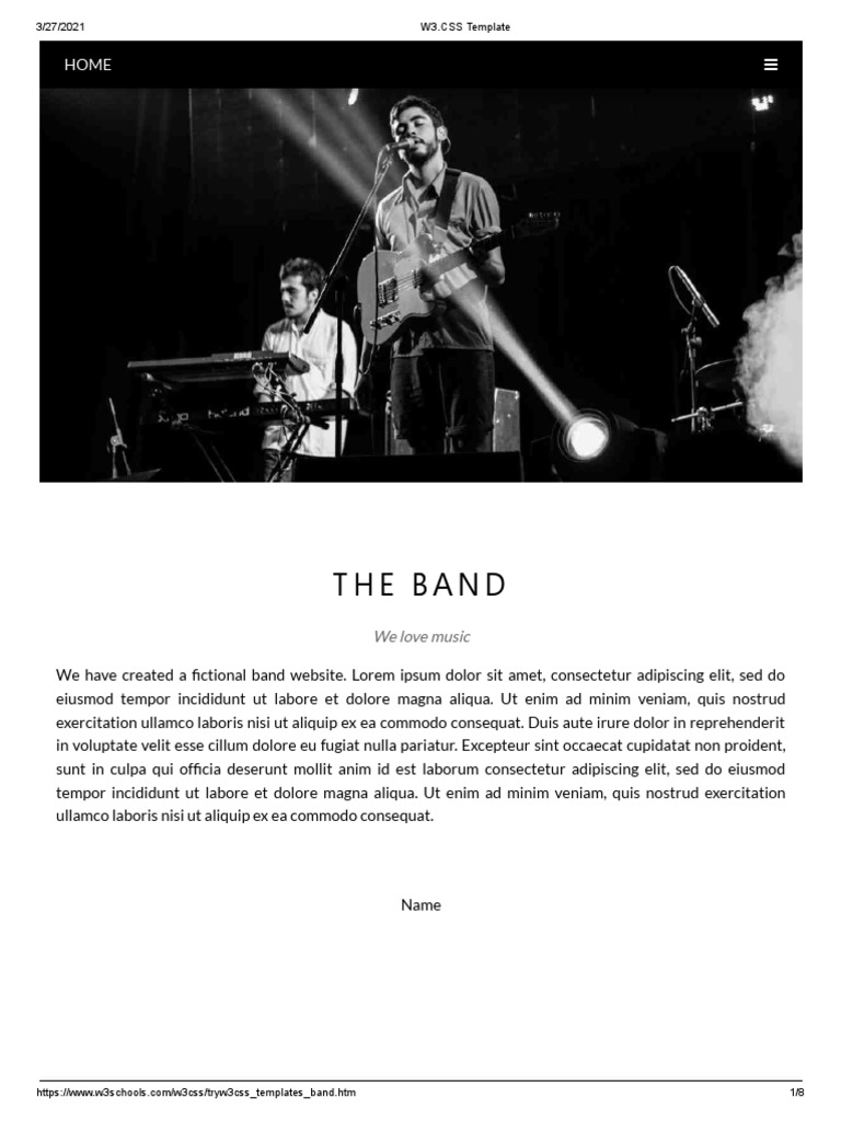 W3.CSS Template | PDF