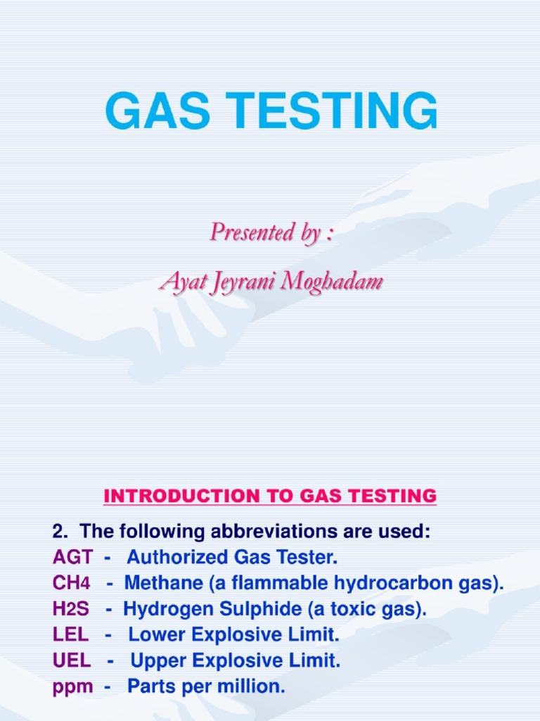 Gas Testing | PDF