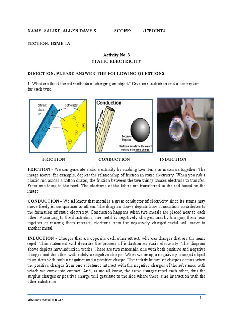Understanding Static Electricity Methods | PDF | Electric Charge ...