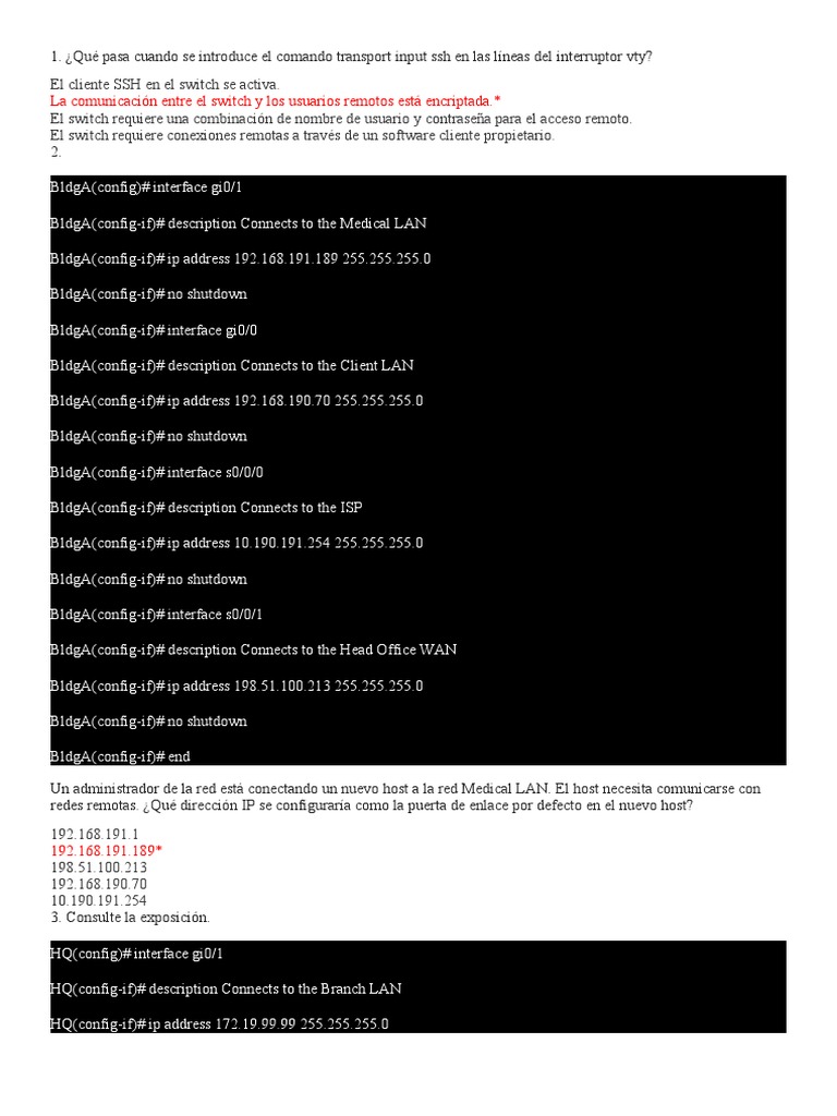 Examen 7.10 | PDF | Yo Pv6 | Protocolos de internet