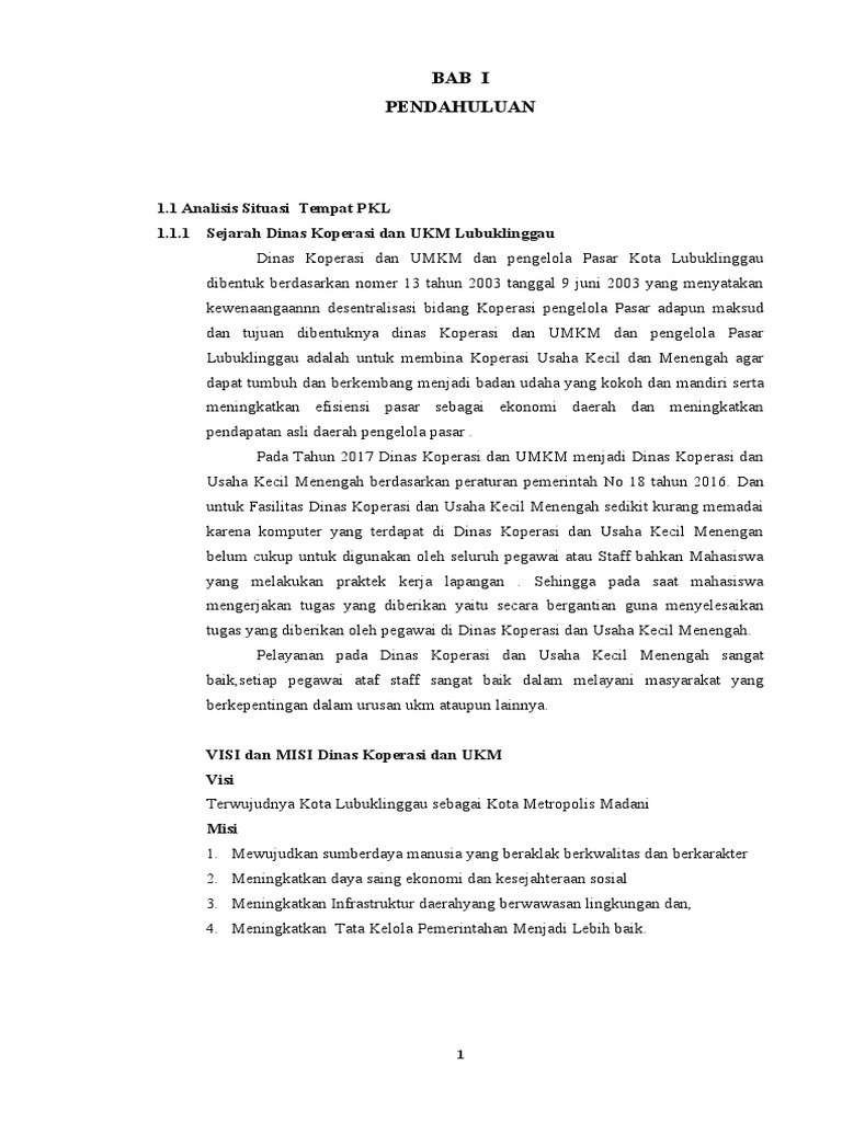 Bab I - Bab IV (Print) | PDF