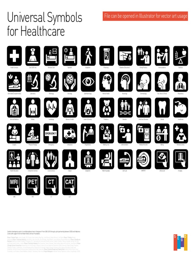 SEGD: Universal Symbols For Healthcare | Download Free PDF | Patient ...