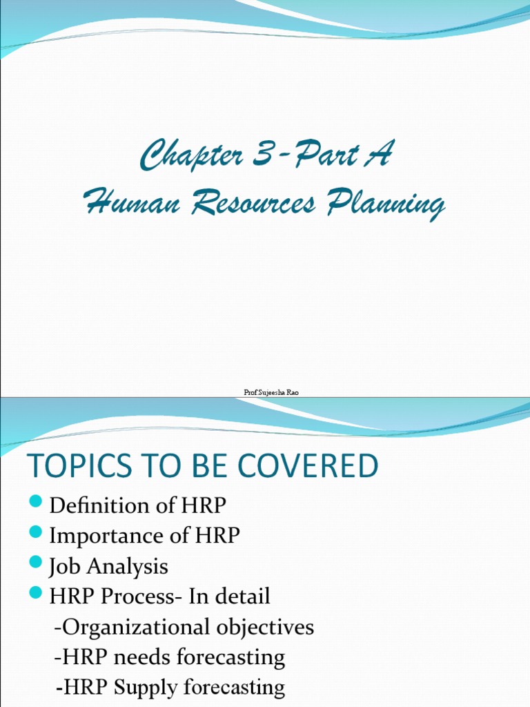 CHP 3A-HRP | PDF | Recruitment | Human Resources