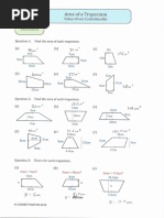 GCSE Area of Trapezium Questions | PDF | Area | Mathematics