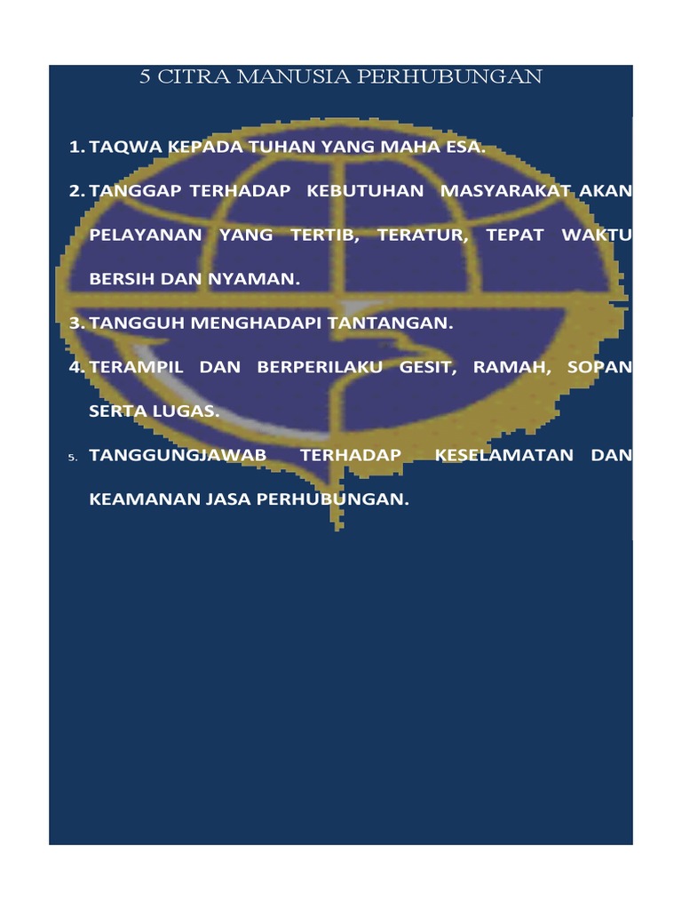 5 Citra Manusia Perhubungan | PDF