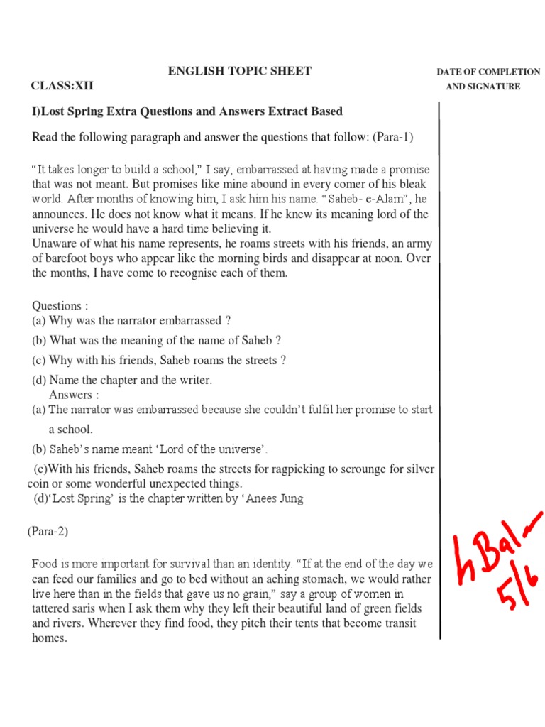 English Topic Sheet | PDF | Shoe | Nature