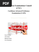 CXC CAPE Pure Mathematics Formulas Sheet | PDF | Mathematical Analysis ...