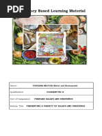 COOKERY NC II Prepare Sandwich Module 1 | PDF | Hamburgers | Sandwich