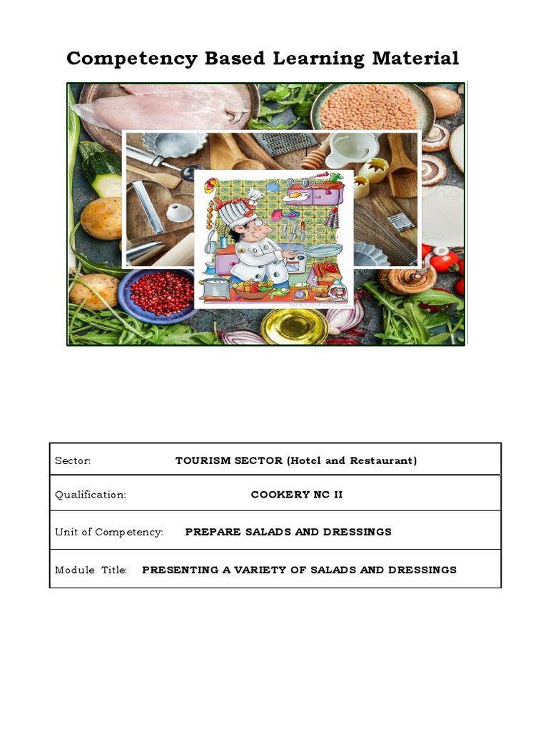 Competency Based Learning Material | Download Free PDF | Mayonnaise | Salad