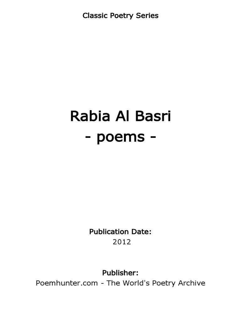 Rabia Al Basri 2012 5 | PDF | Religious Behaviour And Experience ...