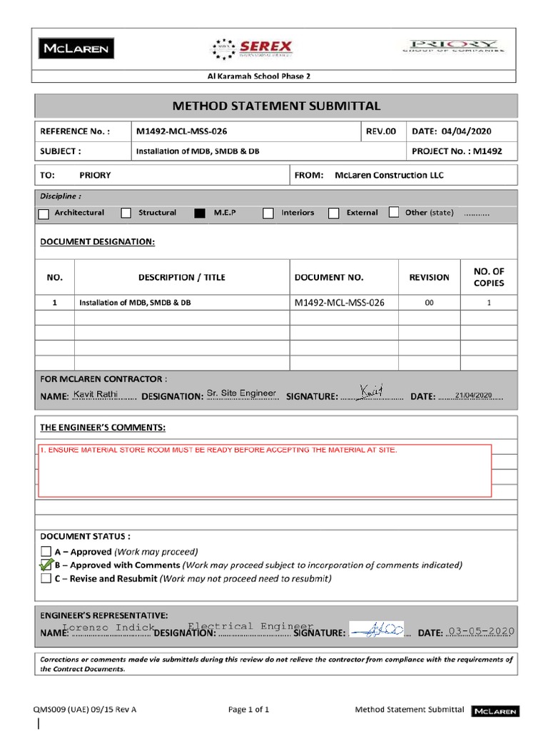 Installation of MDB SMDB DB | PDF