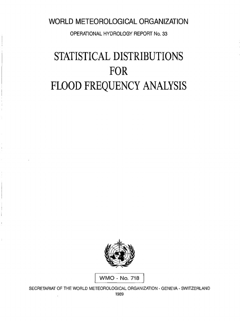 Statistical Distributions for Flood Frequency Analysis: Recommendations ...