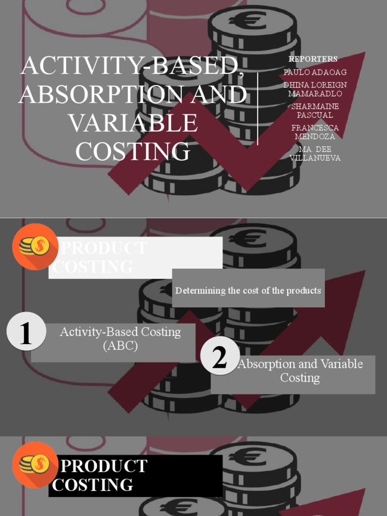 Activity-Based, Absorption and Variable Costing | PDF | Cost Of Goods ...