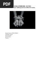 Social Studies SBA 1 | PDF | Poverty | Poverty & Homelessness