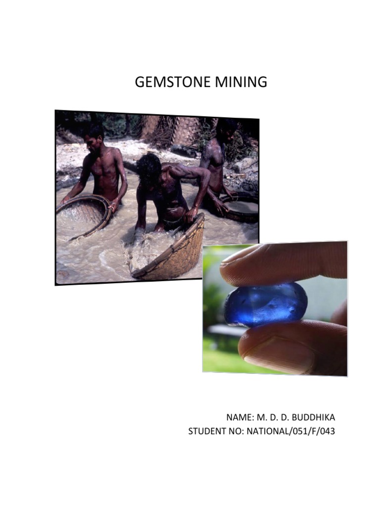 Gemstone Mining | PDF | Quartz | Gemstone