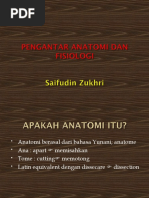 Terminologi Dasar Anatomi Tubuh Manusia | PDF | Kajian Bahasa Asing